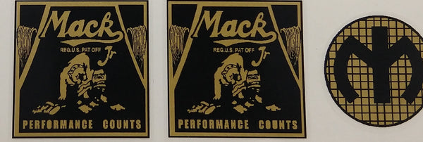 Mack Truck Decal set (three stickers) – Classic Tin Toy Co.