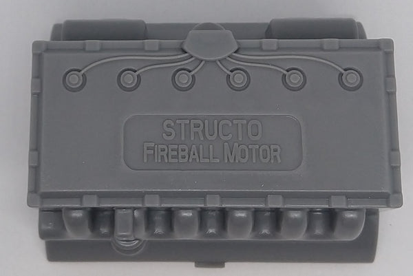 Vintage Structo Motor : Construction toy 'Fireball' Motor (three tab t ...